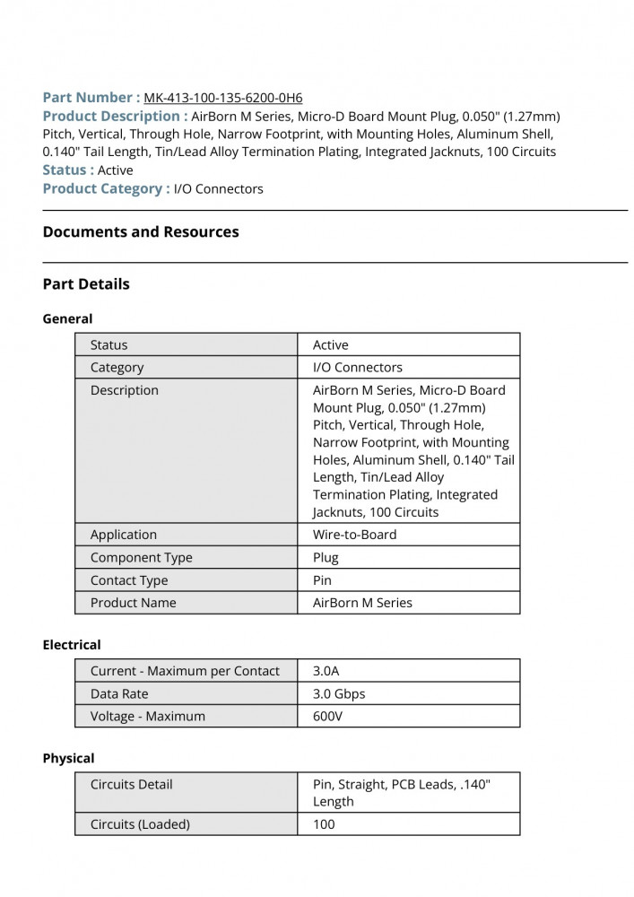 MK-413-100-135-6200-0H6 product document image, page 1