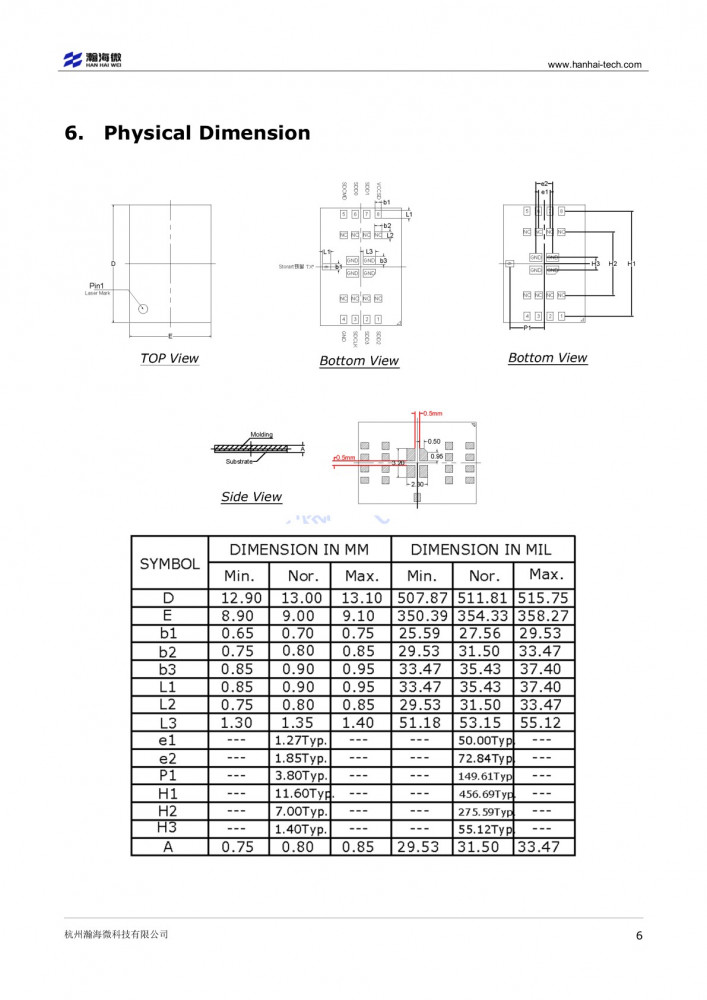 HHW256GS90C-B1 datasheet page 6