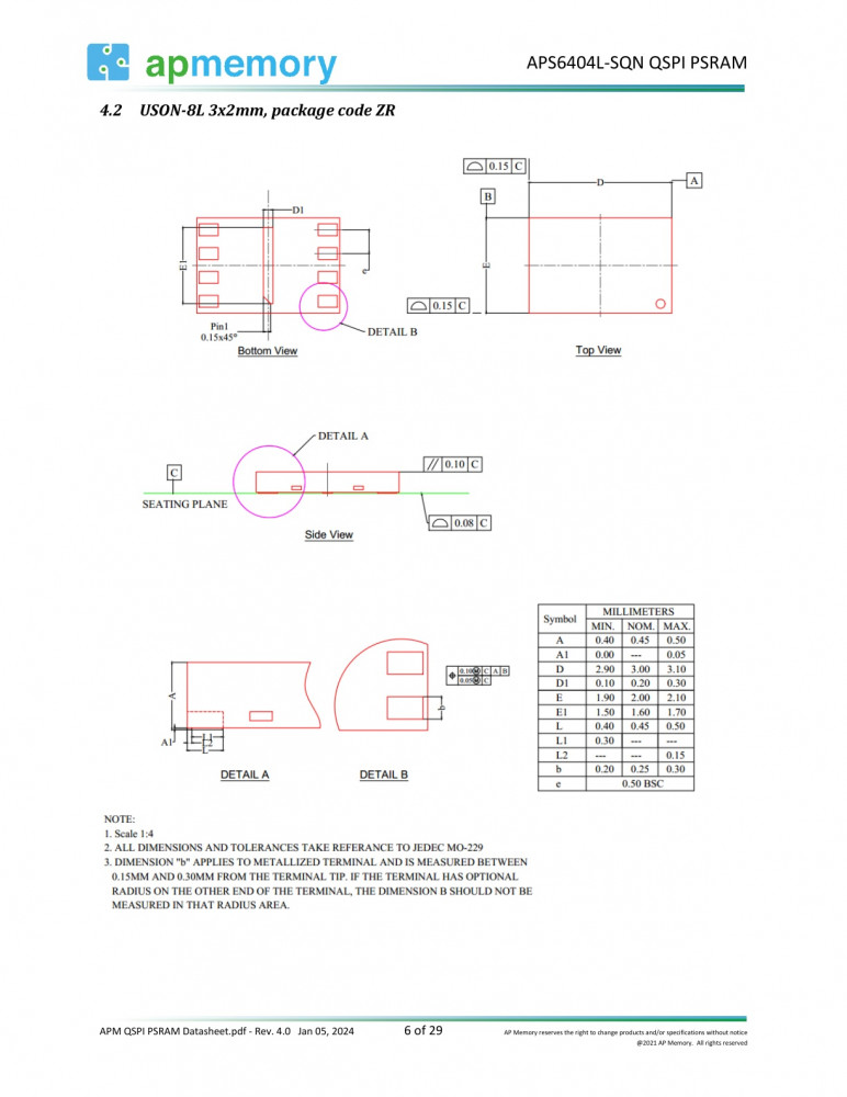 APS6404L-SQN-SN datasheet page 6