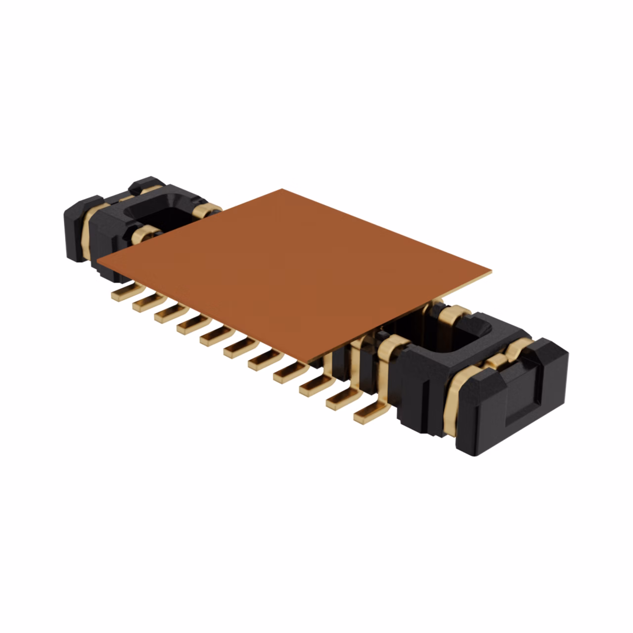 SlimStack Board-to-Board Plug, 0.40mm Pitch, Surface Mount, Dual Row, Vertical Stacking, 1.00mm Stacking Height, with Solder Tabs, with Vacuum  Tape, 22 Circuits for sale
