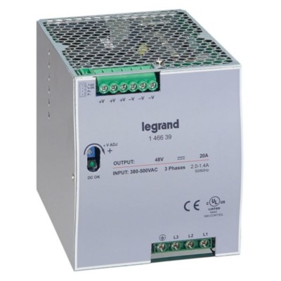 Stabilised mono/bi switching power supply - 120-480 W - output 48 V= - 480 W