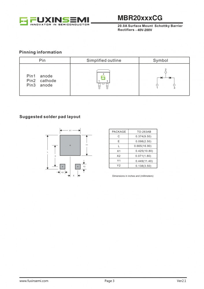MBR20200CG technical document page 3
