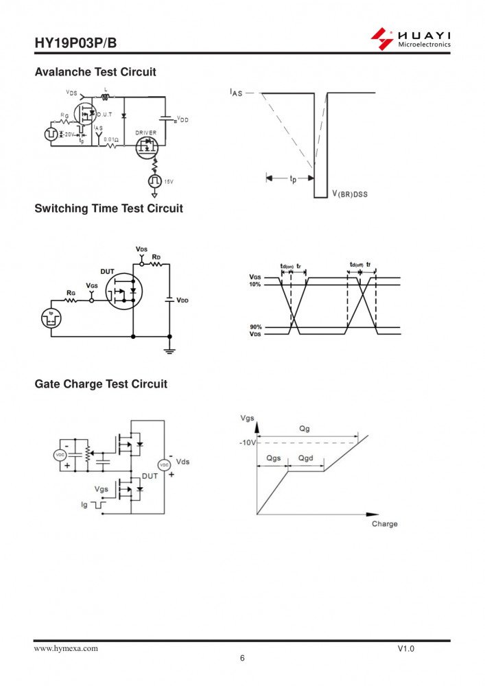 HY19P03B datasheet page 6