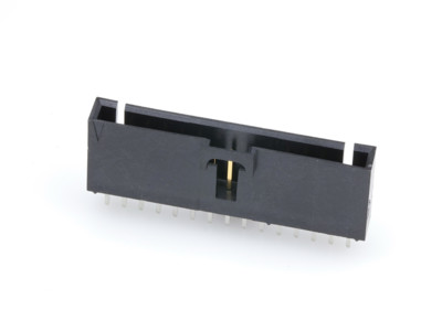 2.54mm Pitch SL Header, Single Row, Vertical, 3.05mm Pocket, Shrouded, 3.30mm Tail Length, 11 Circuits, 0.38µm Gold (Au) Selective Plating, Matte Tin (Sn) Tail Plating