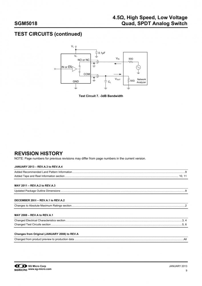 SGM5018 datasheet page 9