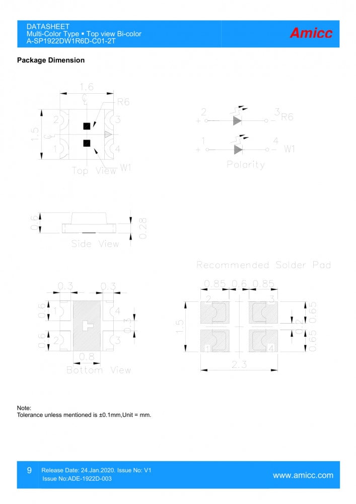 A-SP1922DW1R6D-C01-2T approval sheet page 9