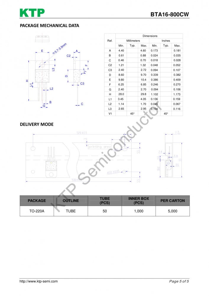 BTA16-800CW datasheet page 5