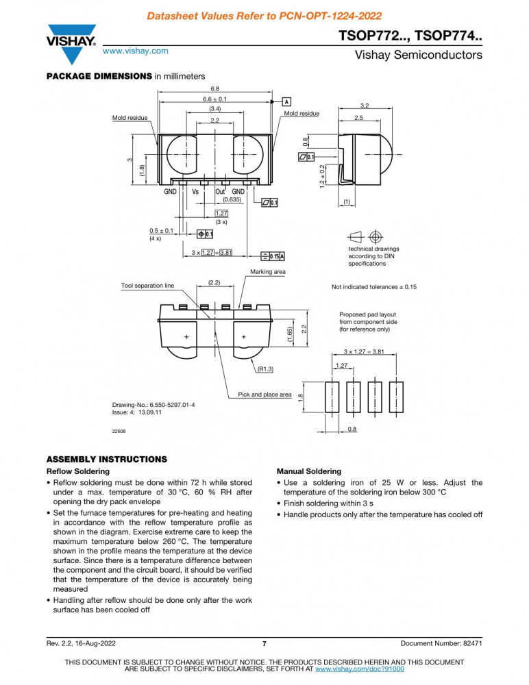 TSOP77236TT datasheet page 7