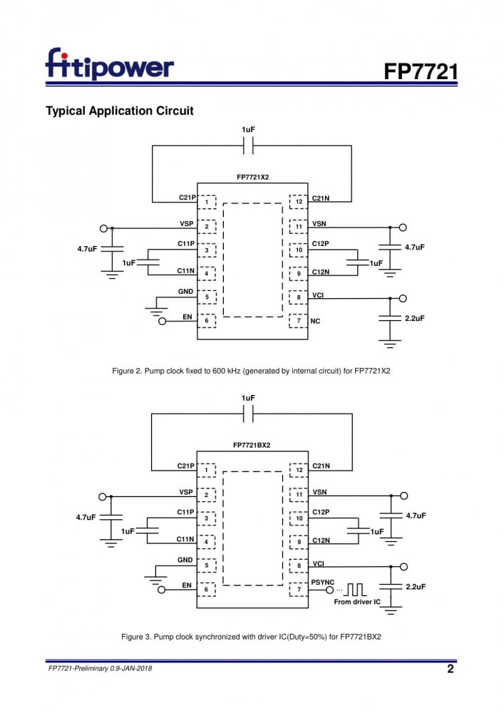 FP7721BX2 datasheet page 2