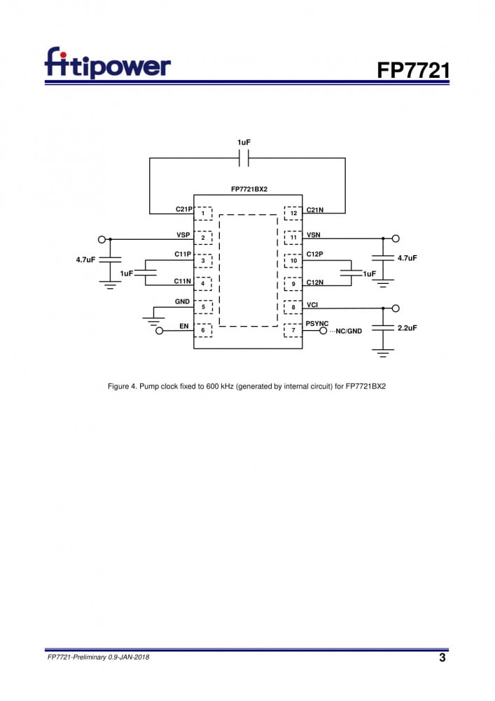 FP7721BX2 datasheet page 3