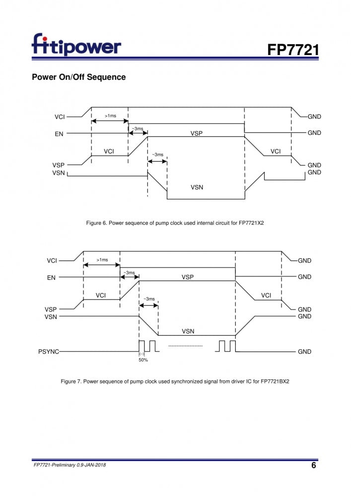 FP7721BX2 datasheet page 6