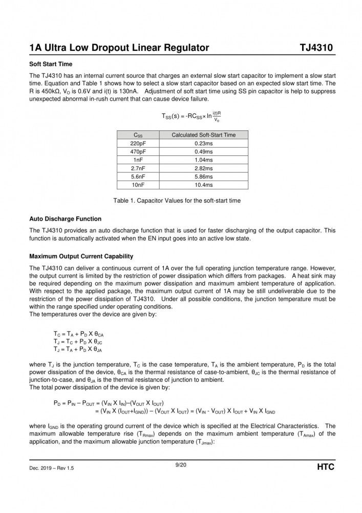 TJ4310 datasheet page 9