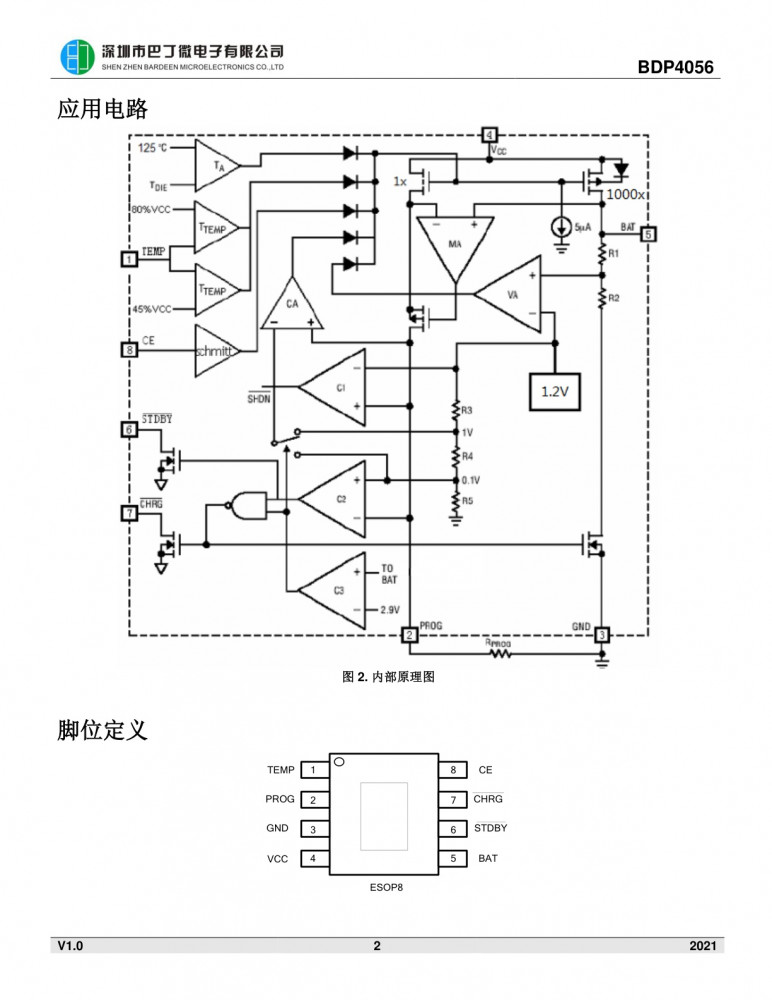 BDP4056 datasheet page 2