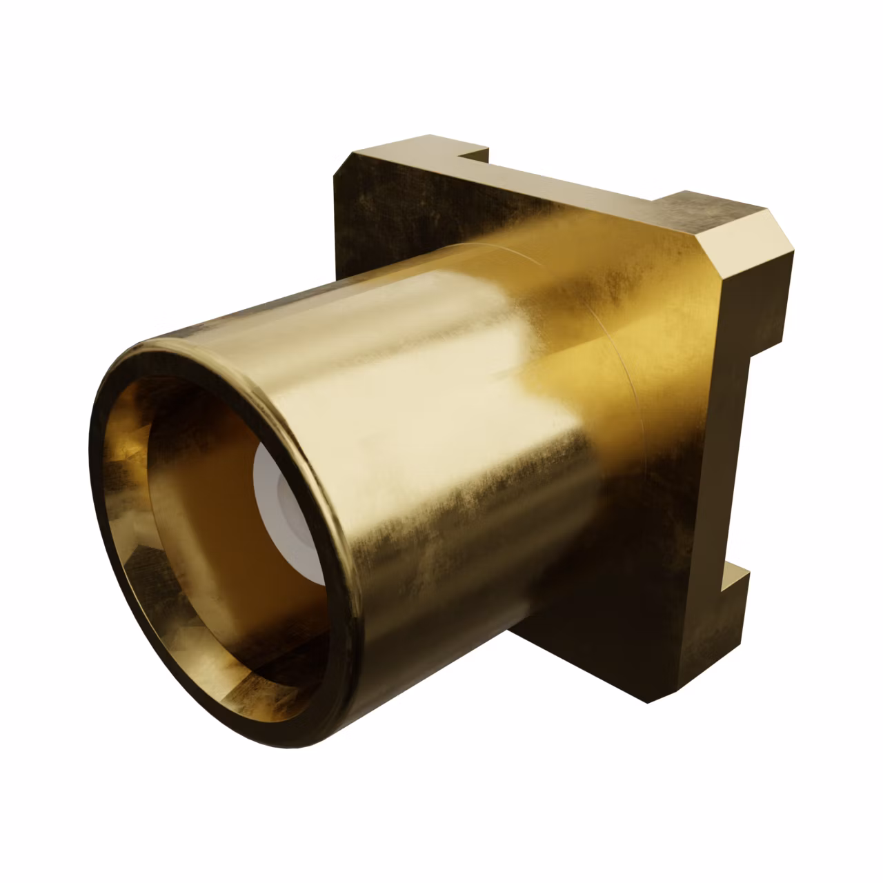MCX Jack, Straight, PCB Receptacle, Surface Mount, Brass Body, 0.02µm Gold (Au) Plated, Tape and Reel, 50 Ohms for sale
