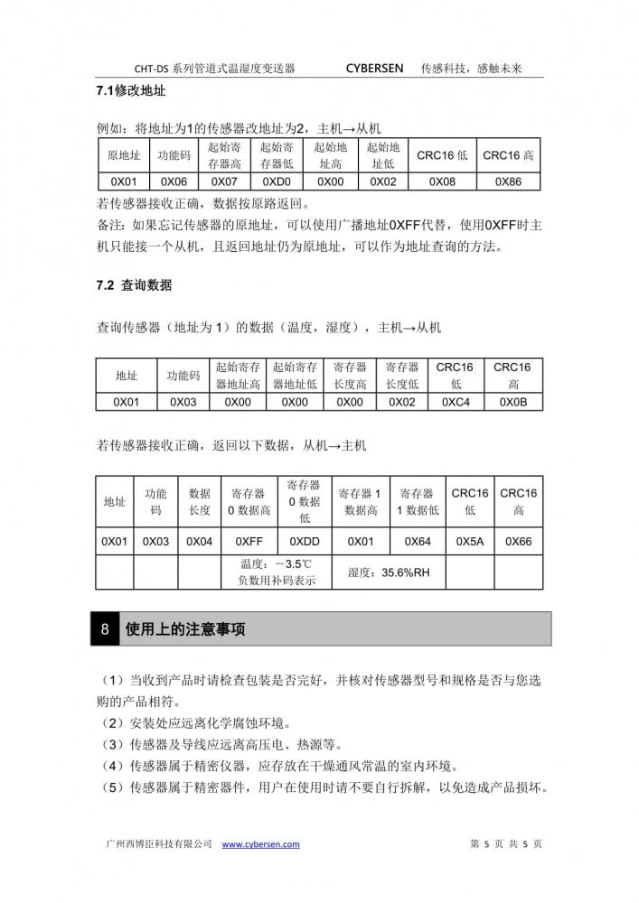 CHT-DS-I documentation page 5