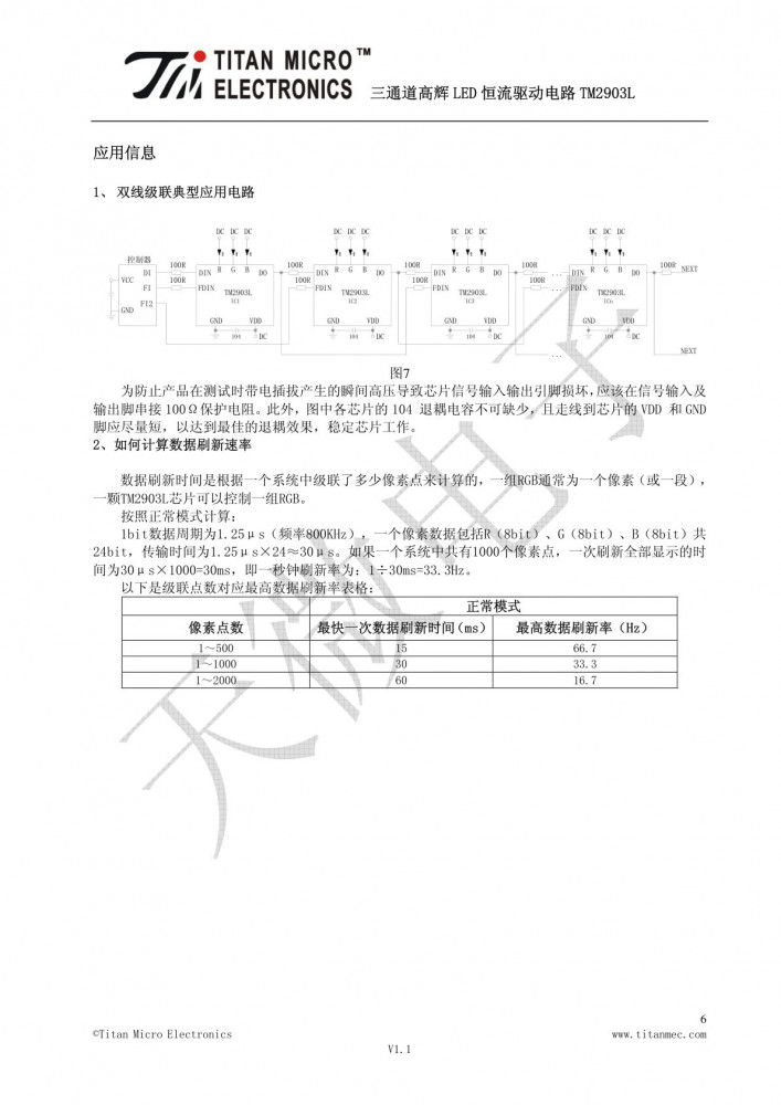 TM2903L datasheet page 6