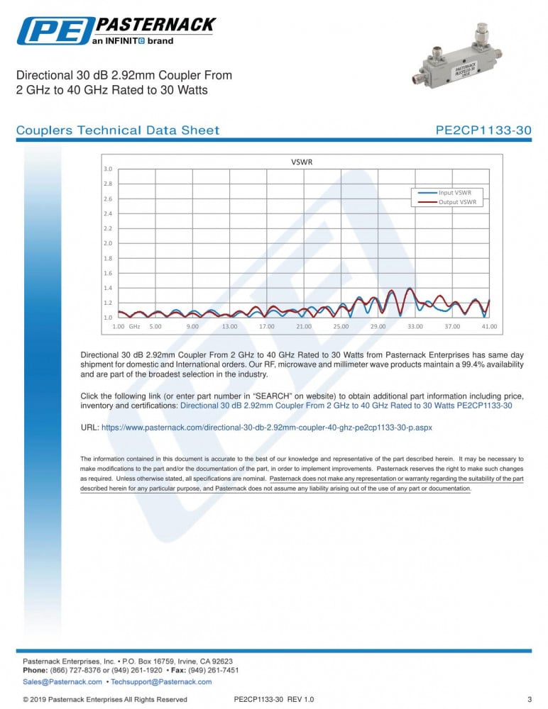 PE2CP1133-30 datasheet page 3
