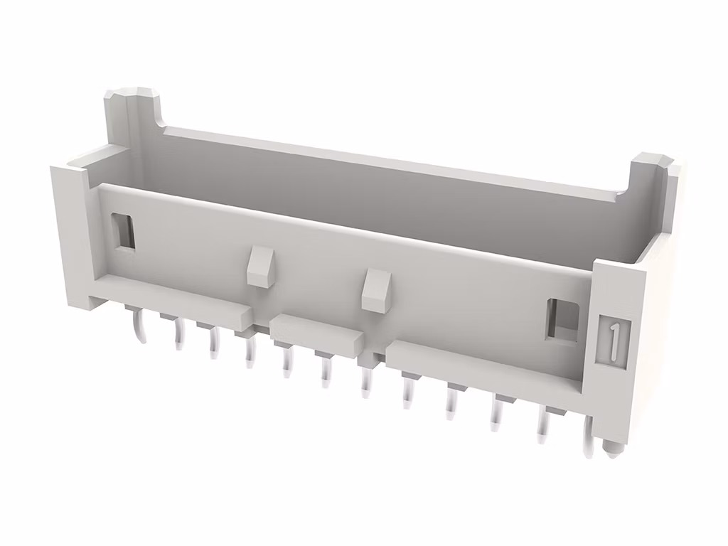 2.00mm Pitch, Milli-Grid Receptacle Housing, 12 Circuits, Center Locking Ramp, Polarization Rib, Lead-Free