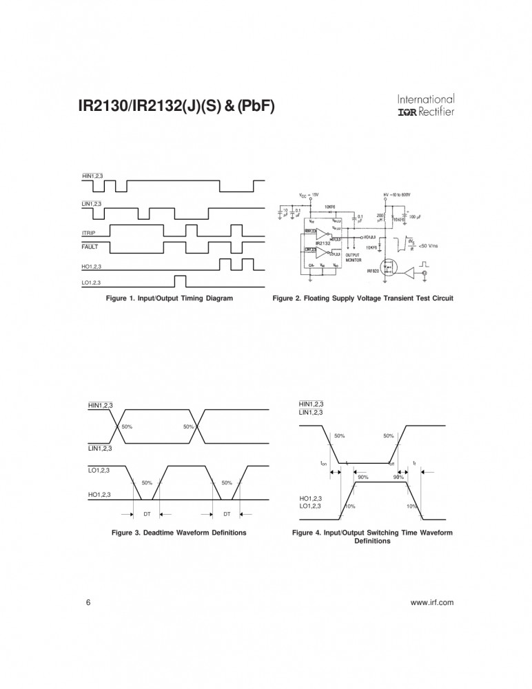 IR2132SPBF document page 6