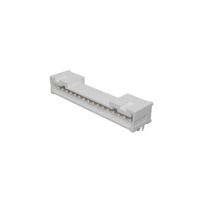 1.25mm Pitch, Micro-Lock Plus PCB Header, Single Row, Right-Angle, Through Hole, Tin-Bismuth Plating, Positive Lock, 16 Circuits, Natural (White) for sale