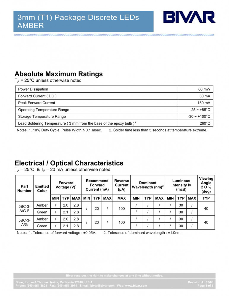 BIVAR 5BC-3-A/G-F datasheet page 3