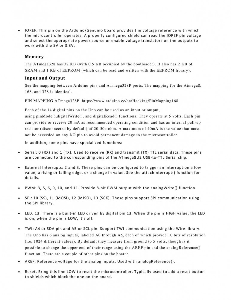 Arduino Uno Rev3 SMD documentation page 5