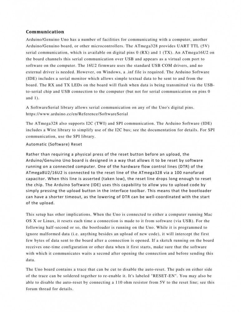 Arduino Uno Rev3 SMD documentation page 6