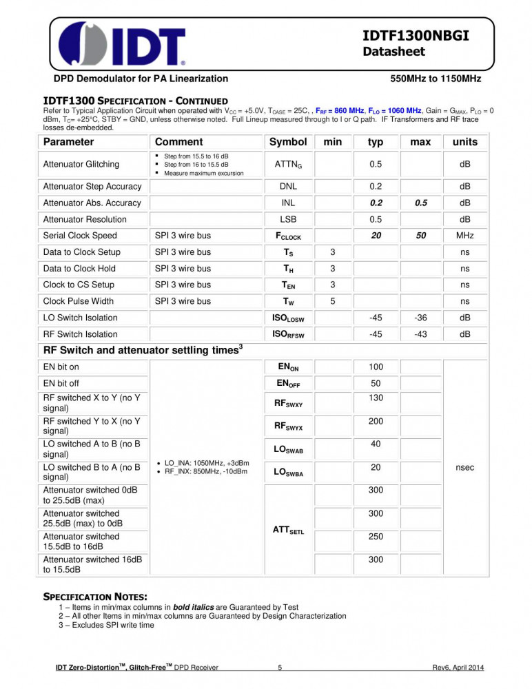 F1300NBGI technical document page 5