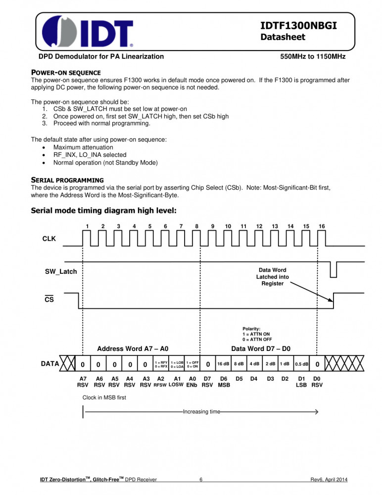 F1300NBGI technical document page 6