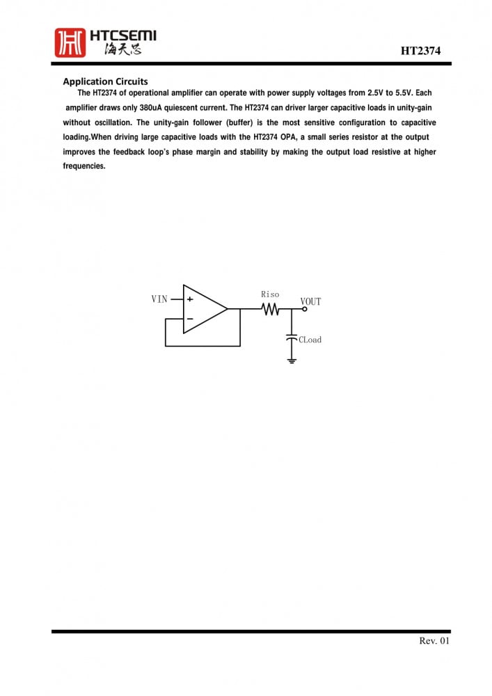 HT2374 series datasheet page 5