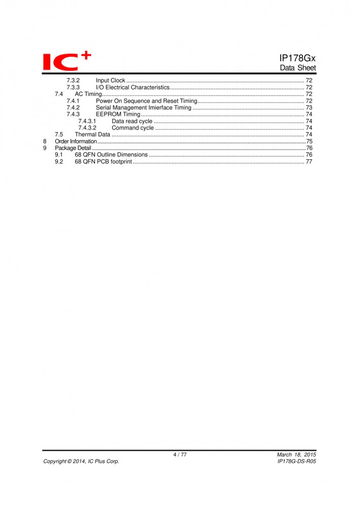 IP178GI datasheet page 4