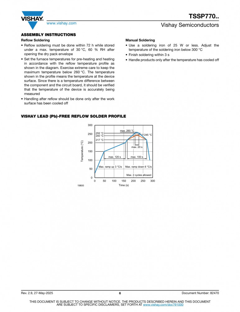 TSSP77038TR technical document page 6