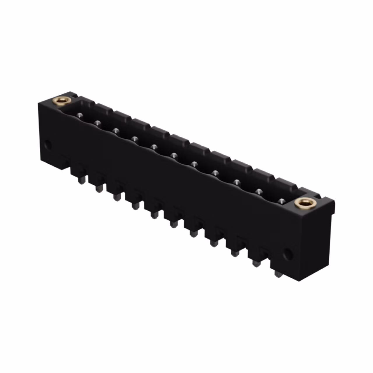 5.00mm Pitch Eurostyle Vertical PCB Header, with Threaded Retention Inserts, 11 Circuits for sale