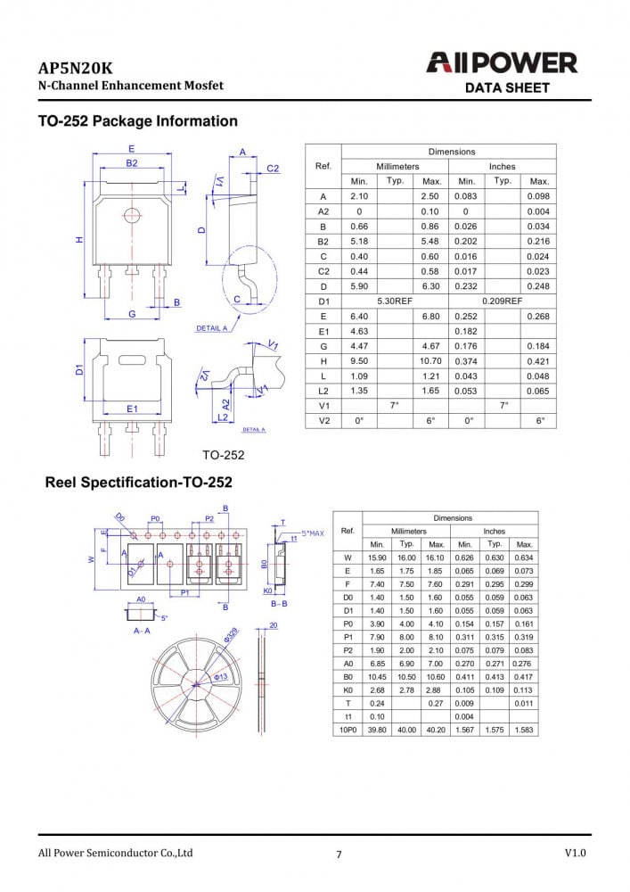 AP5N20K datasheet page 7