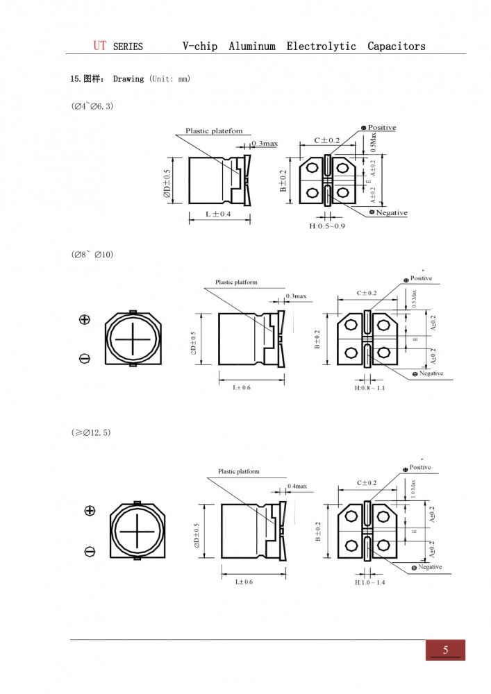 UT series specification page 5