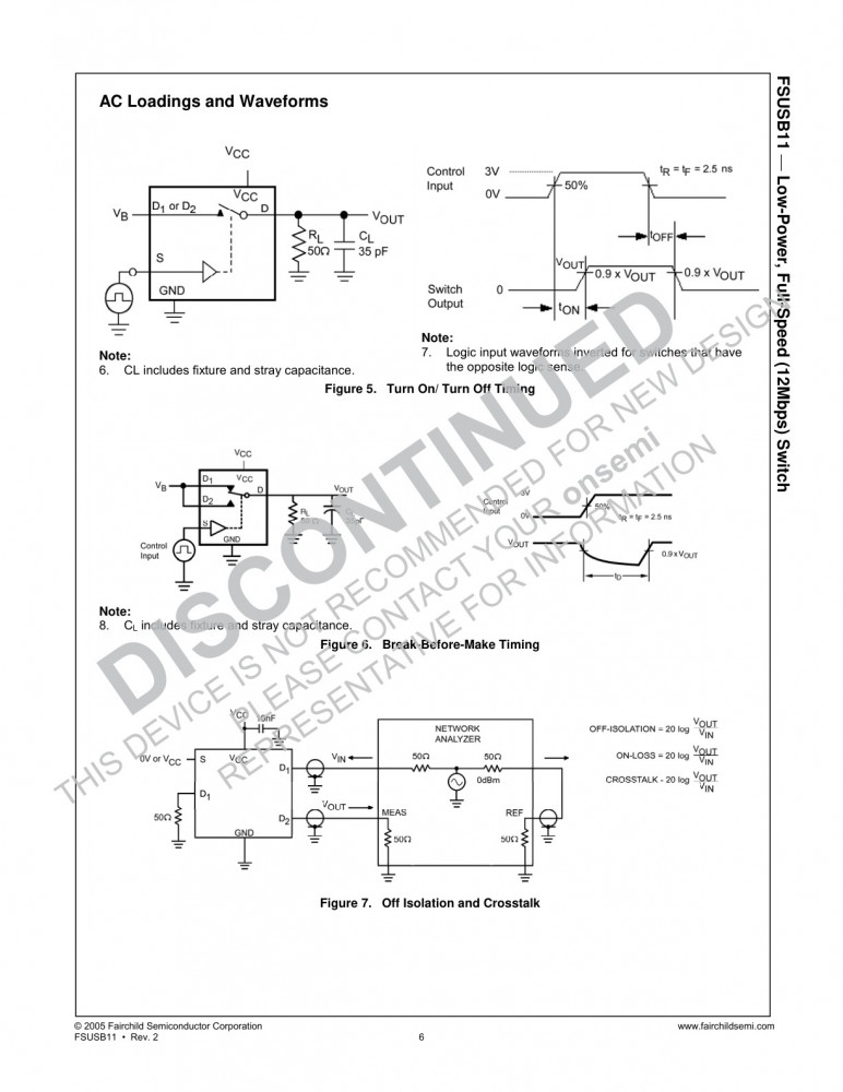 FSUSB11 datasheet page 7