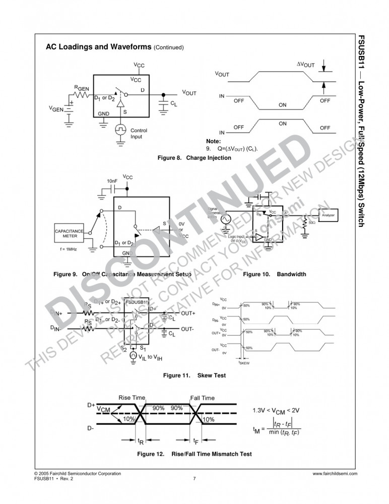 FSUSB11 datasheet page 8