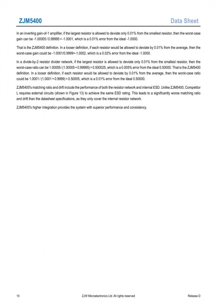 ZJM5400 datasheet page 10