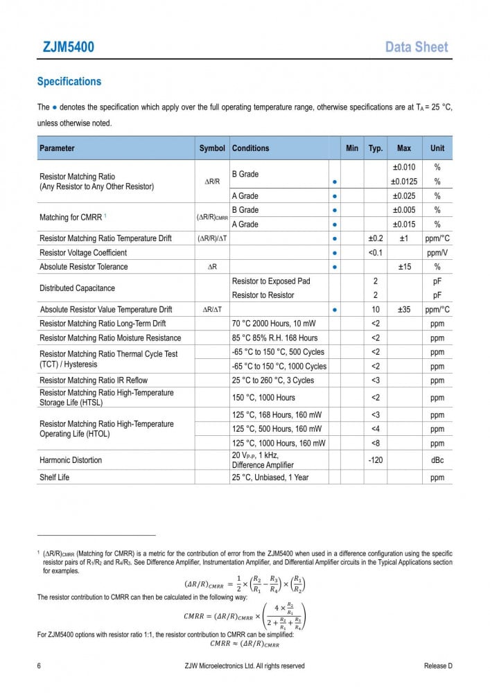 ZJM5400 datasheet page 6