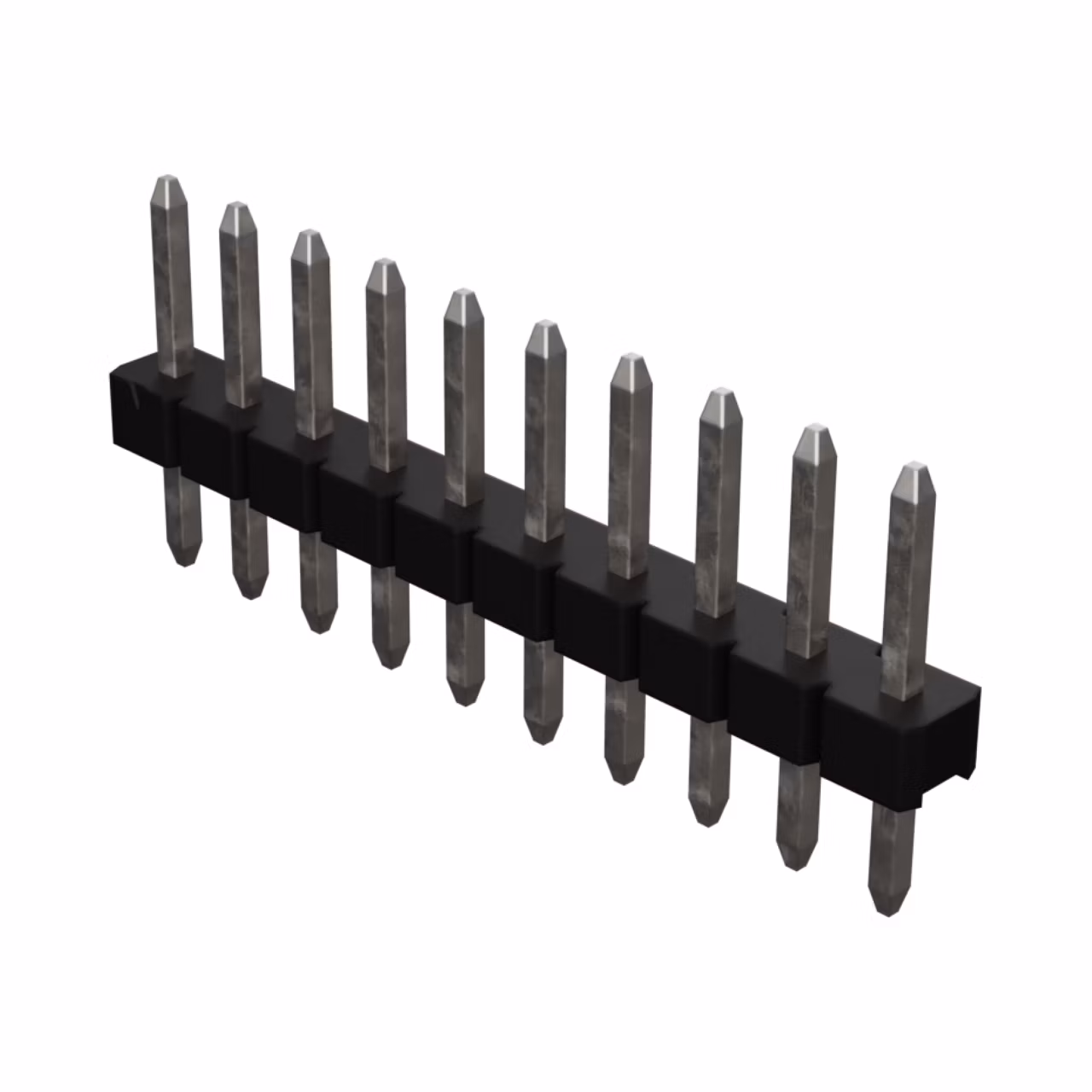 2.00mm Pitch Milli-Grid Header, Vertical, Through Hole, Breakaway, 10 Circuits, 2.50µm Tin (Sn) Plating, Mating Pin Length 4.00mm, Tail Length 2.70mm, Lead-Free for sale