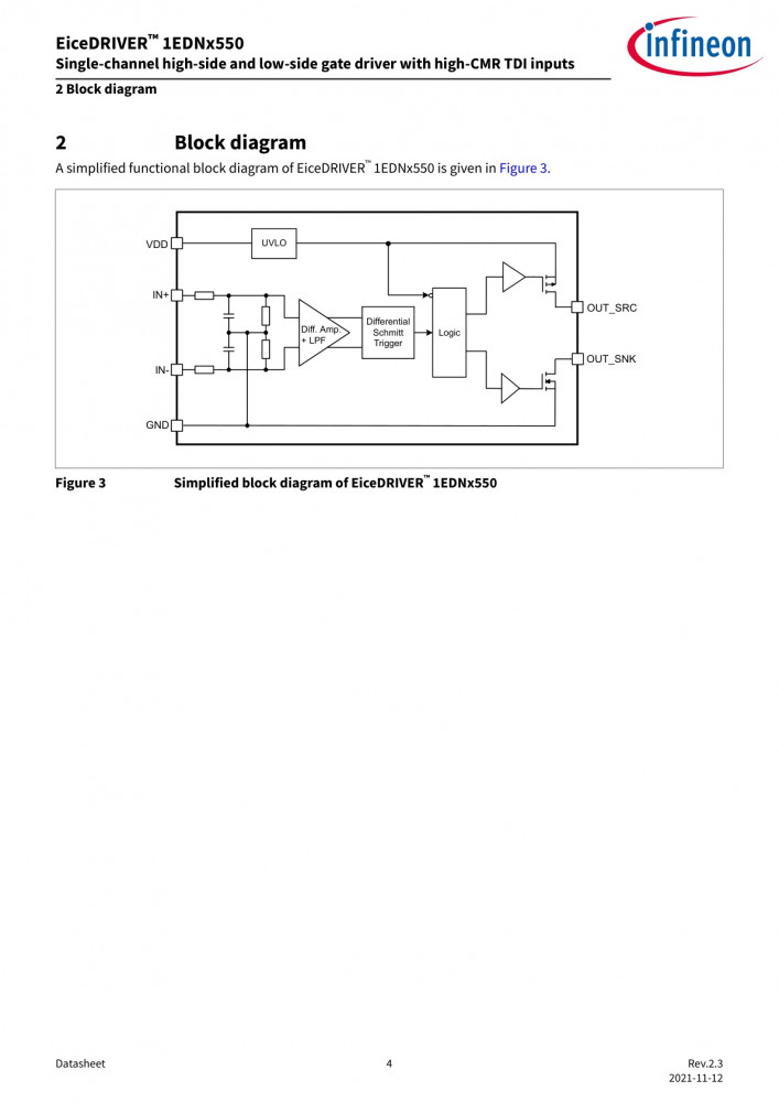 1EDN6550BXTSA1 datasheet page 4