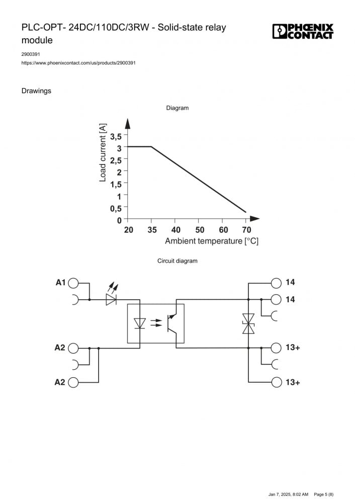 Phoenix Contact 2900391 technical document page 5