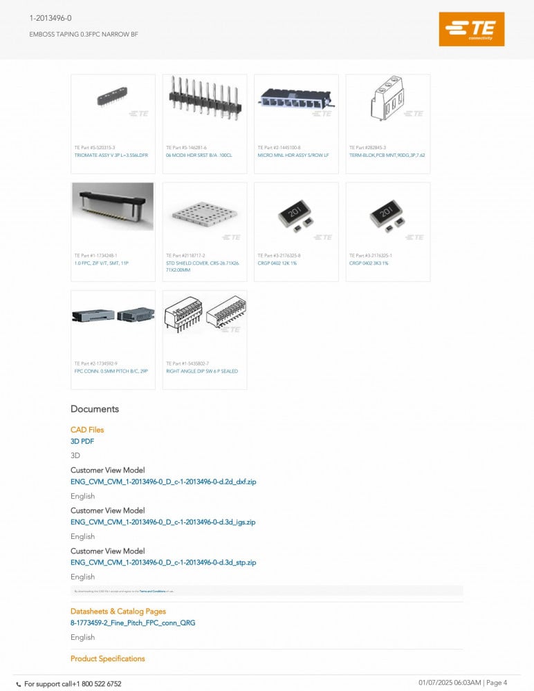 TE Connectivity 1-2013496-0 technical document page 4