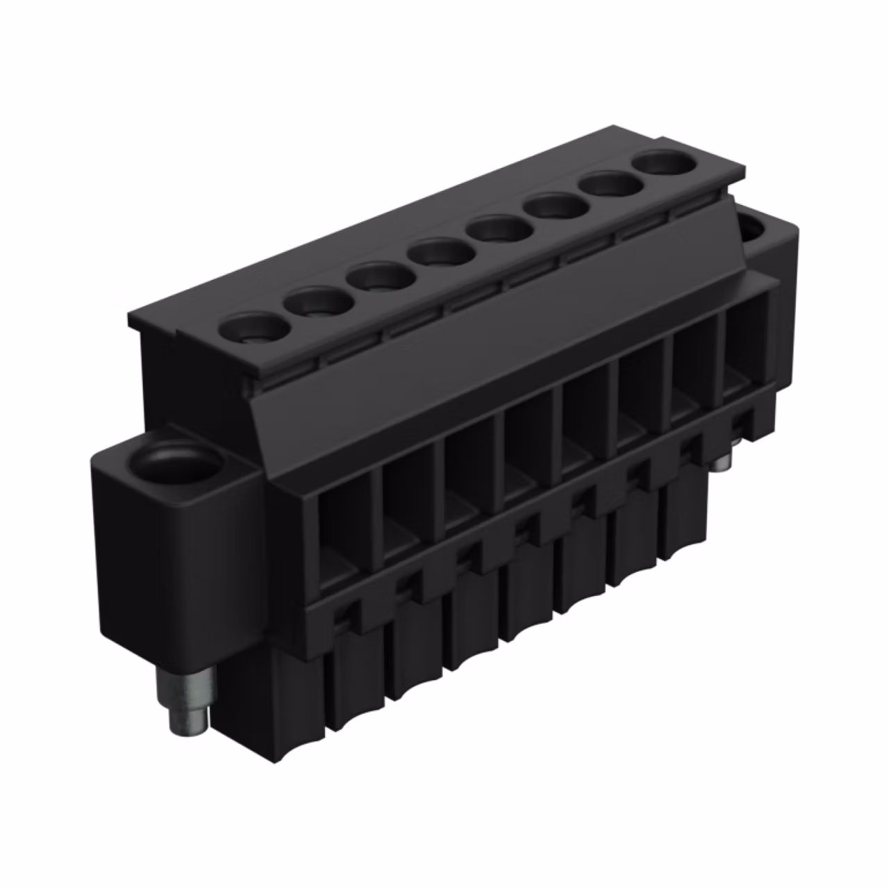 3.50mm Pitch Eurostyle Vertical Plug, with Retention Screws, Rear Wire Entry, 8 Circuits for sale