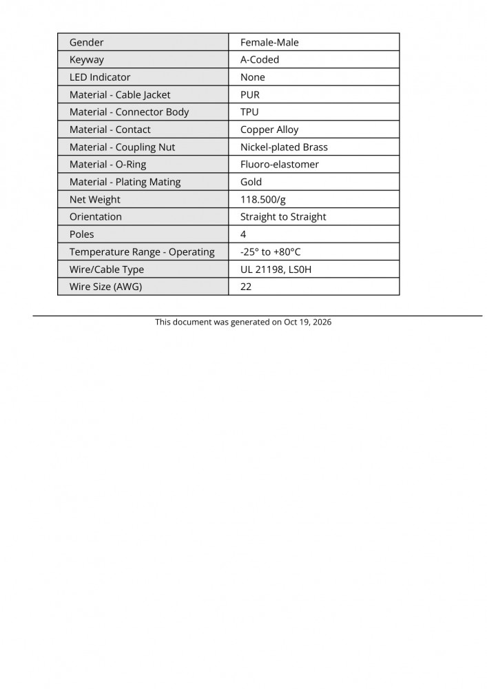 MOLEX 1200668174 product drawing, page 3