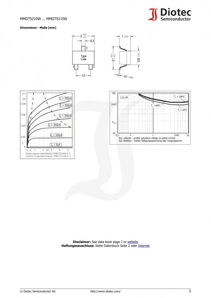 MMDT5214W datasheet page 3