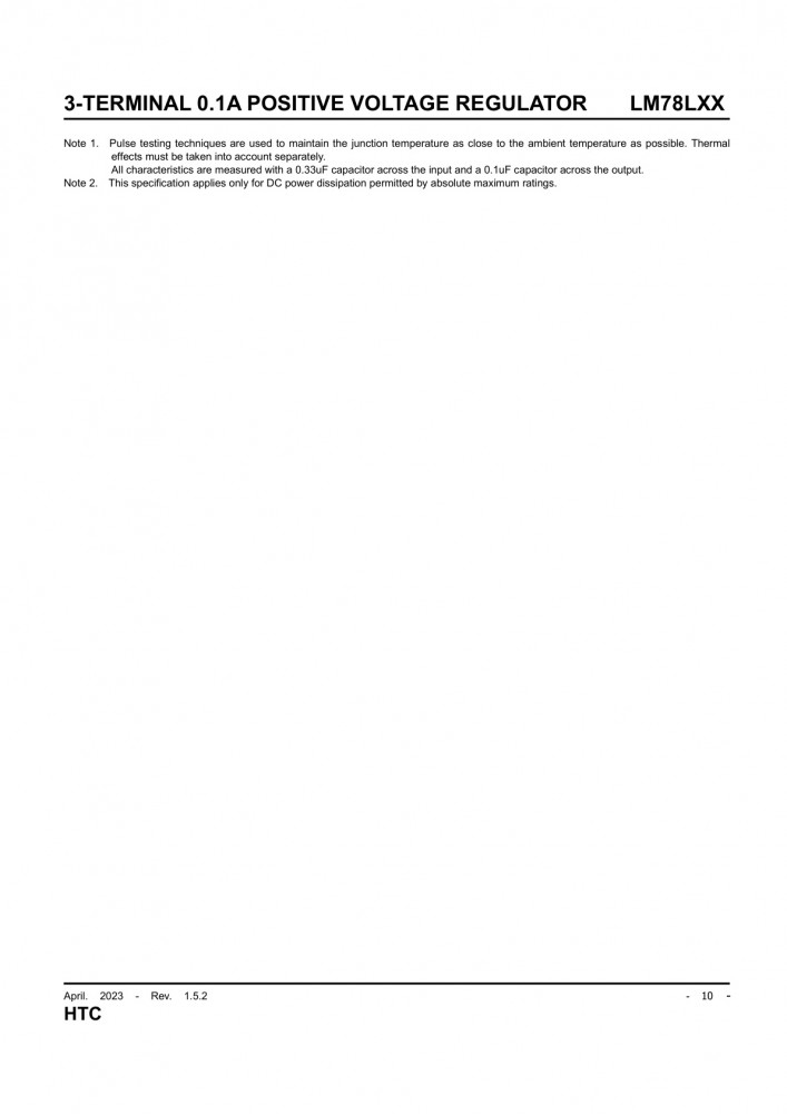 LM78L09F datasheet page 10