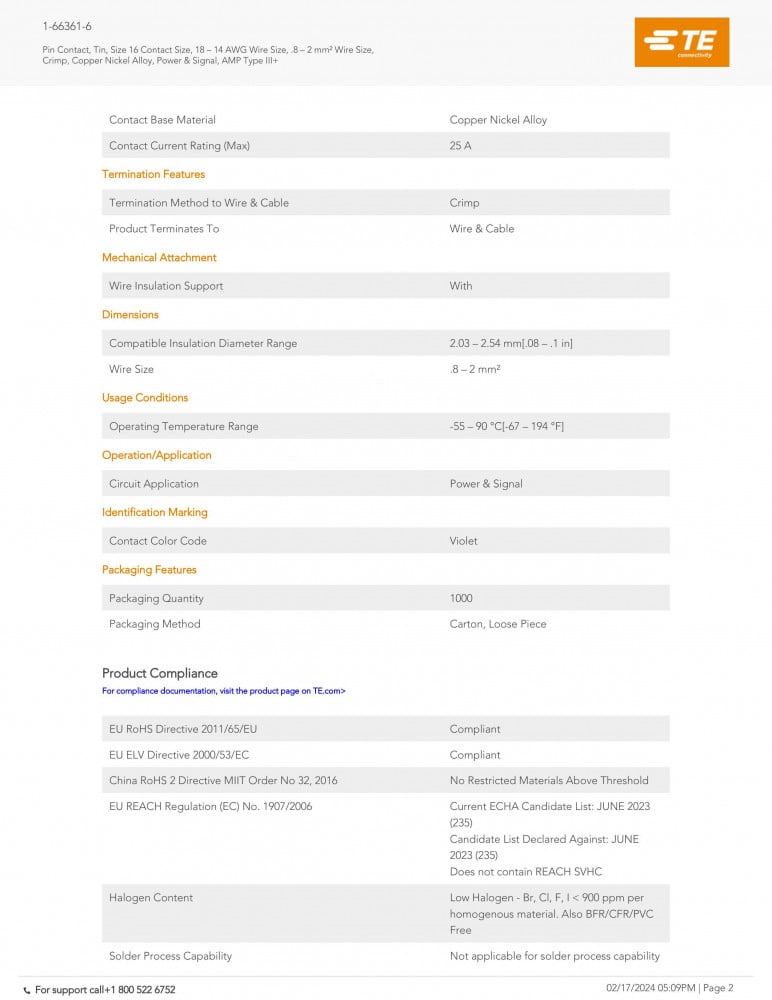 1-66361-6 technical document page 2
