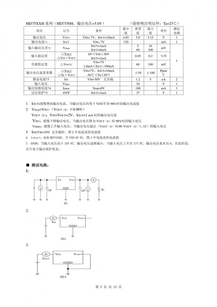 MD7550H datasheet page 5