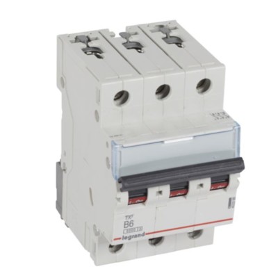 MCB TX3 6000A 3 pole 20A curve B